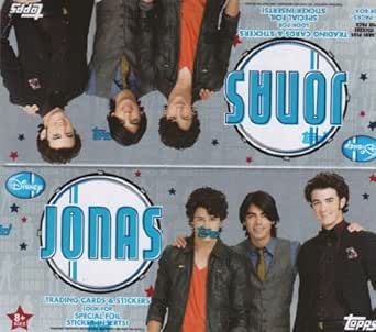 Amazon.com: Topps Disney Jonas Brothers Trading Cards and Stickers Box ...