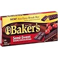 Amazon.com : Baker's, Semi Sweet Baking Chocolate Squares, 4oz Box ...