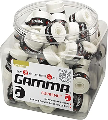 GAMMA Supreme Overgrip/60 Grip Display Jar, White in Oman | Whizz ...