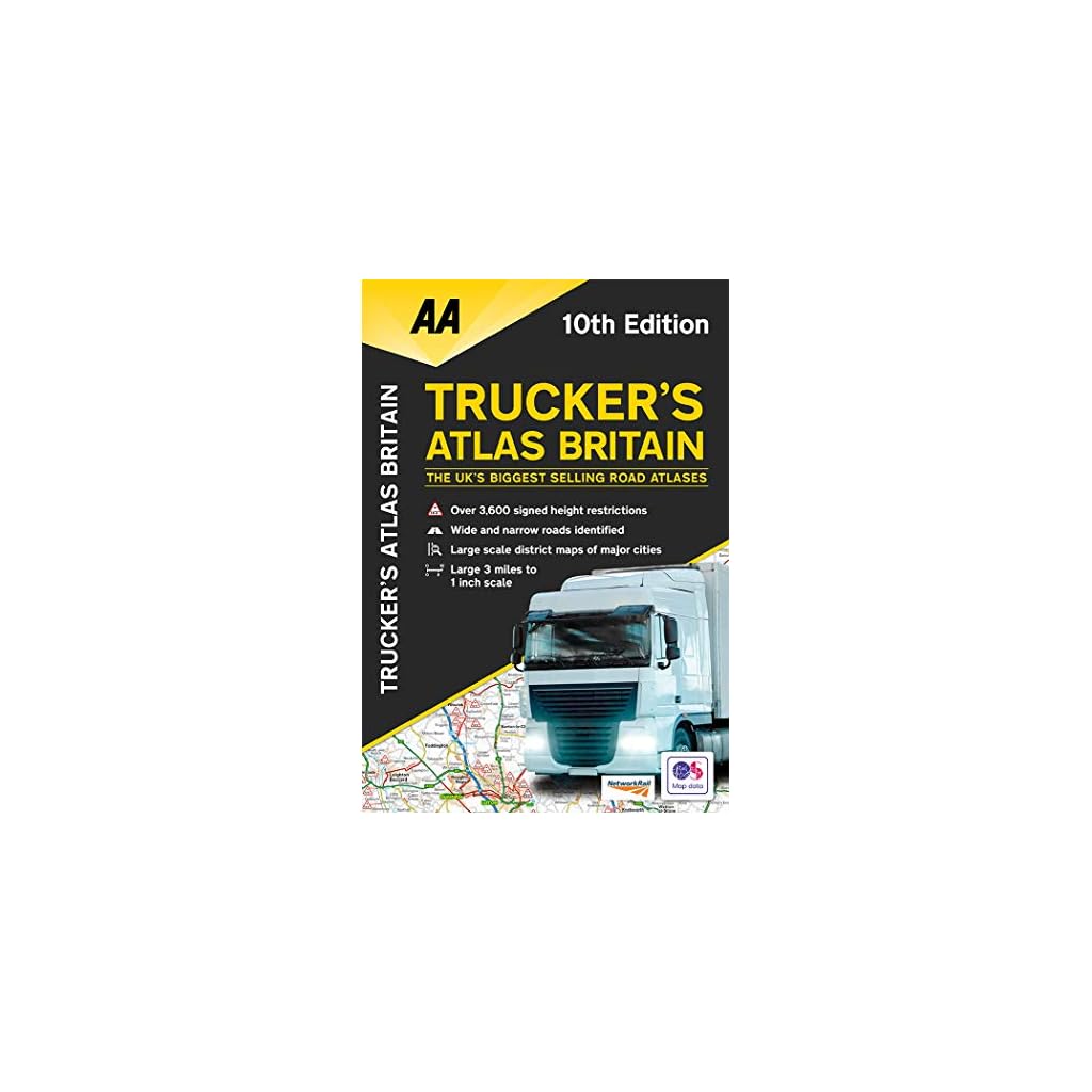 Truck map books Truck maps help you find places easily