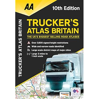 Truck map books Truck maps help you find places easily