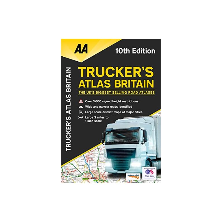 Truck map books Truck maps help you find places easily