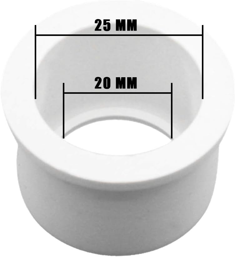 YOFASEN Reducer Bushing Pipe Fittings – 2pcs PVC Water Pipe Adapter ...