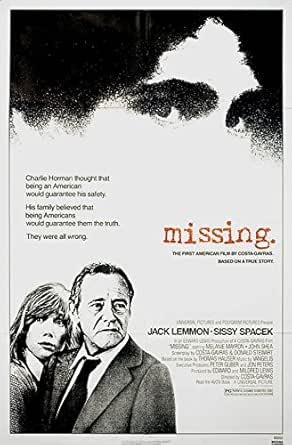 Missing 1982 U.S. One Sheet Poster at Amazon's Entertainment ...