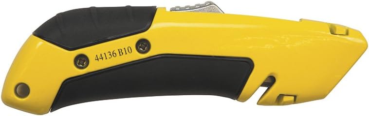 KLEIN TOOLS Utility Knife, Self-Retracting, Rubber Handle for No-Slip ...