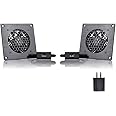Amazon.com: SCCCF USB cabinet 80MM fan Quiet Cooling Fan System 4" with ...
