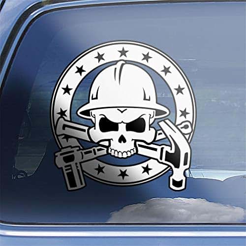Amazon.com: Scaffolder Skull & Crossbones Decal Sticker: Handmade