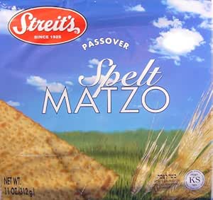 Amazon.com: Streit's Spelt Matzo Passover, 11-ounces (Pack of 4)