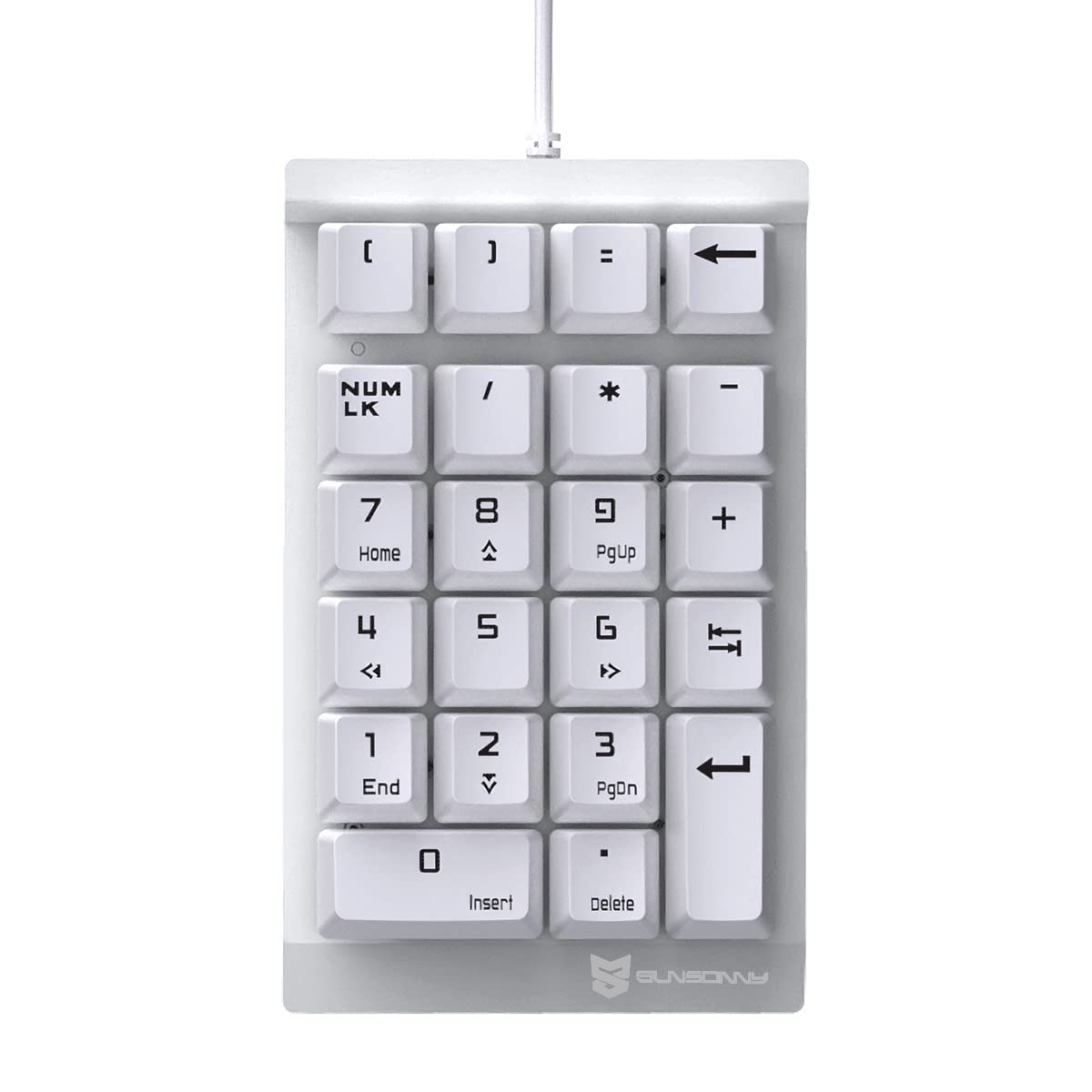 Mua Qisan Mechanical Numeric Keypad 22 Keys Brown Switch Mini Wired ...