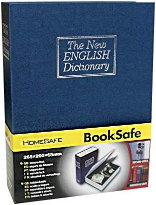 Safe Lock Box Dictionary Diversion Book Safe with Combination Lock Safe ...