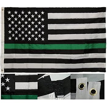 Amazon.com : 3X5 Usa Memorial Border Patrol Corrections Department Thin ...