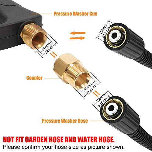 BEETRO 15 inch Pressure Washer Surface Cleaner with Pressure Washer ...