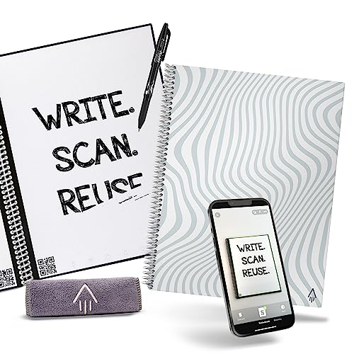 Rocketbook Core Reusable Smart Notebook Innovative Eco Friendly Digitally Connected Notebook