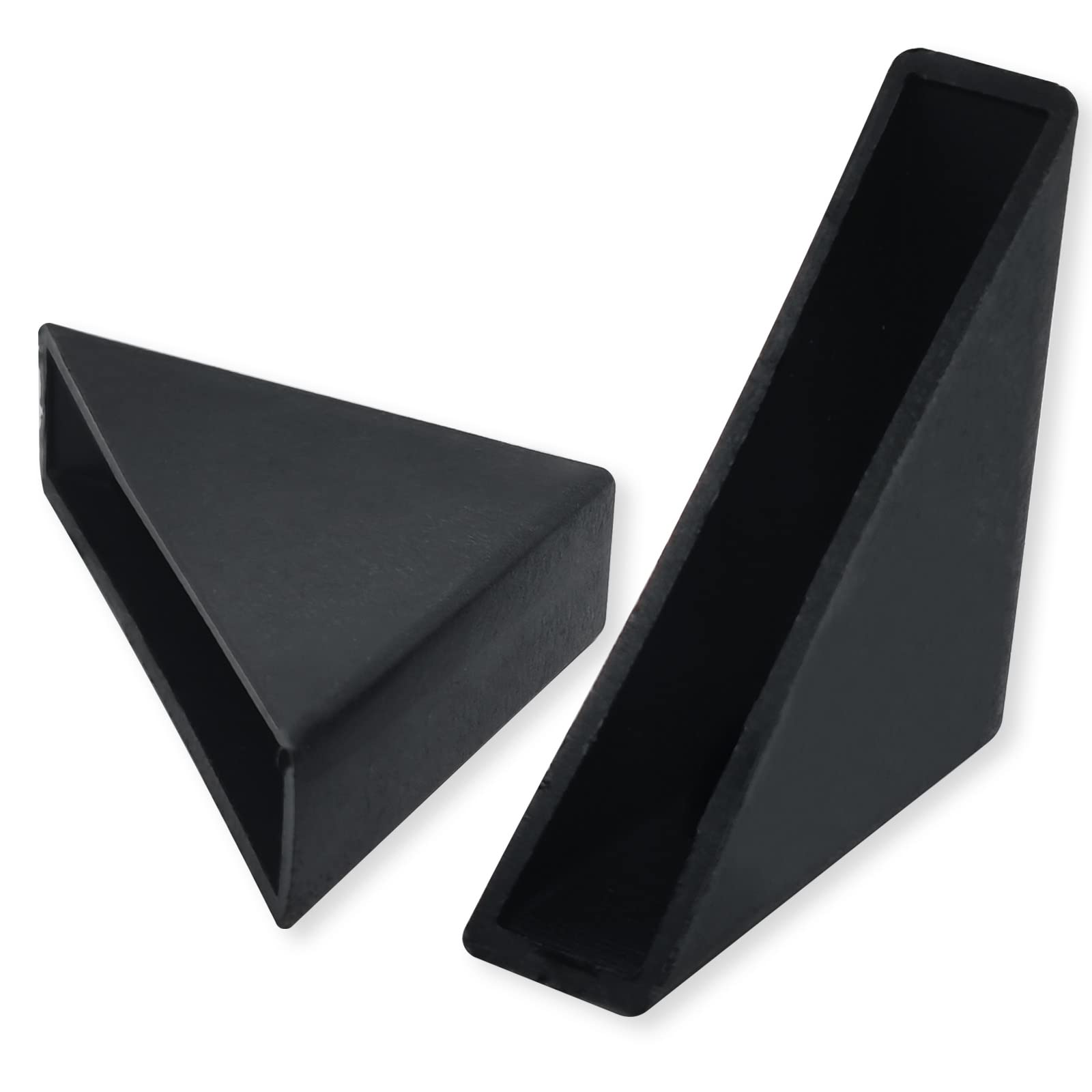 8mm(1/3inch) Black Triangle Shape Plastic Glass Corner Protector,Anti ...