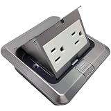 Pop Up Floor Box Countertop Box w/15A with Duplex Receptacle - Brushed ...