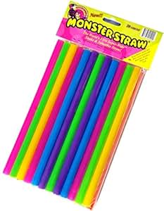 Amazon.com: Monster Straw Brand - Milkshake and Smoothie Straws, Super ...