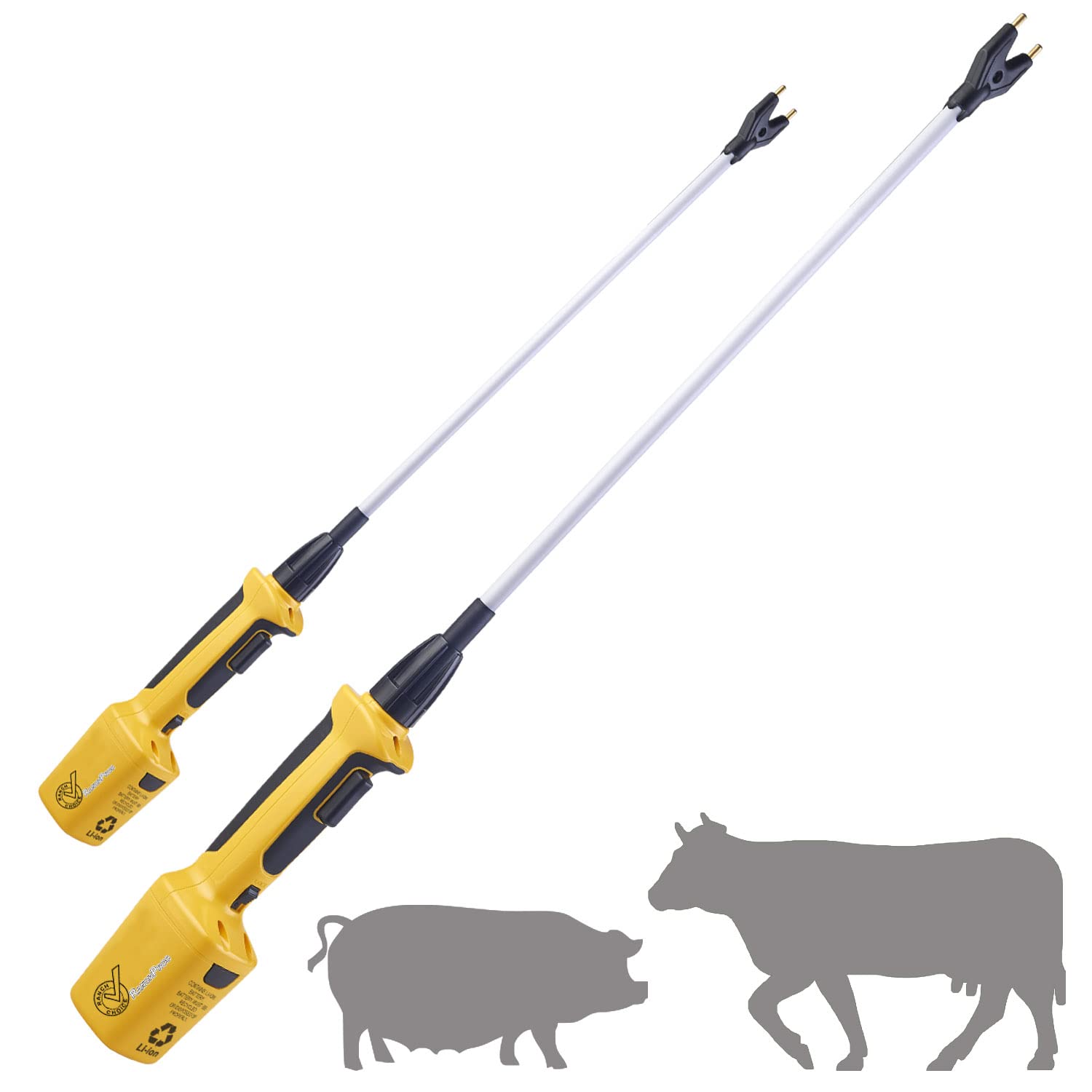 RANCH CHOICE Rechargeable Livestock Prod For Cows Electric Cattle Prod ...