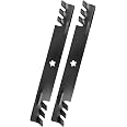 Amazon.com : budrash 138971 Mower Blades for 42" Lawn Tractor, 138498 ...