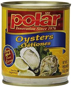 Amazon.com : MW Polar Seafood, Boiled Whole Oyster, 8-Ounce (Pack of 12 ...