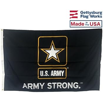 Amazon.com : 3x5' U.S. Army Strong All-Weather Nylon Outdoor Flag ...
