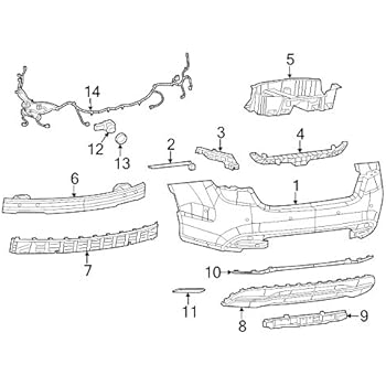 Amazon.com: Mopar Bracket-Fascia Support 68104945Ae: Automotive