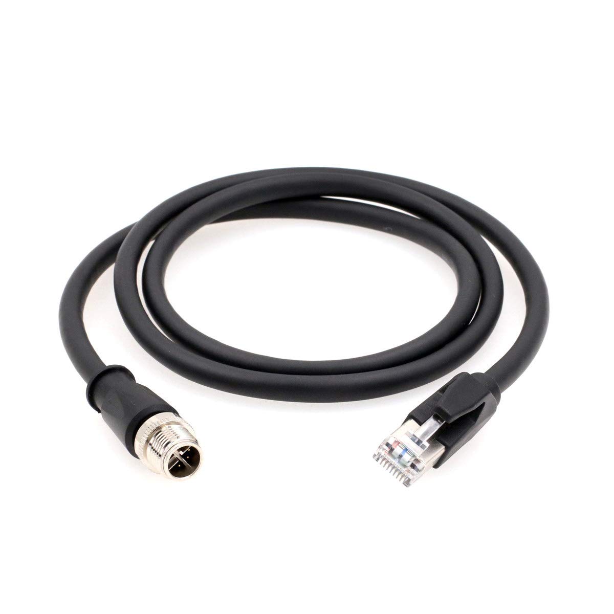 HangTon Industrial Camera GigE Vision Ethernet M12 8 Pin X-code to RJ45 ...