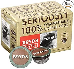 Boyd's Coffee French No. 6 Coffee - Dark Roast - Single Cup (72 Count ...