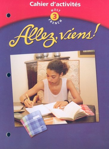 Amazon.com: Cahier d’activités Level 3 (Allez, viens!): 9780030650031 ...