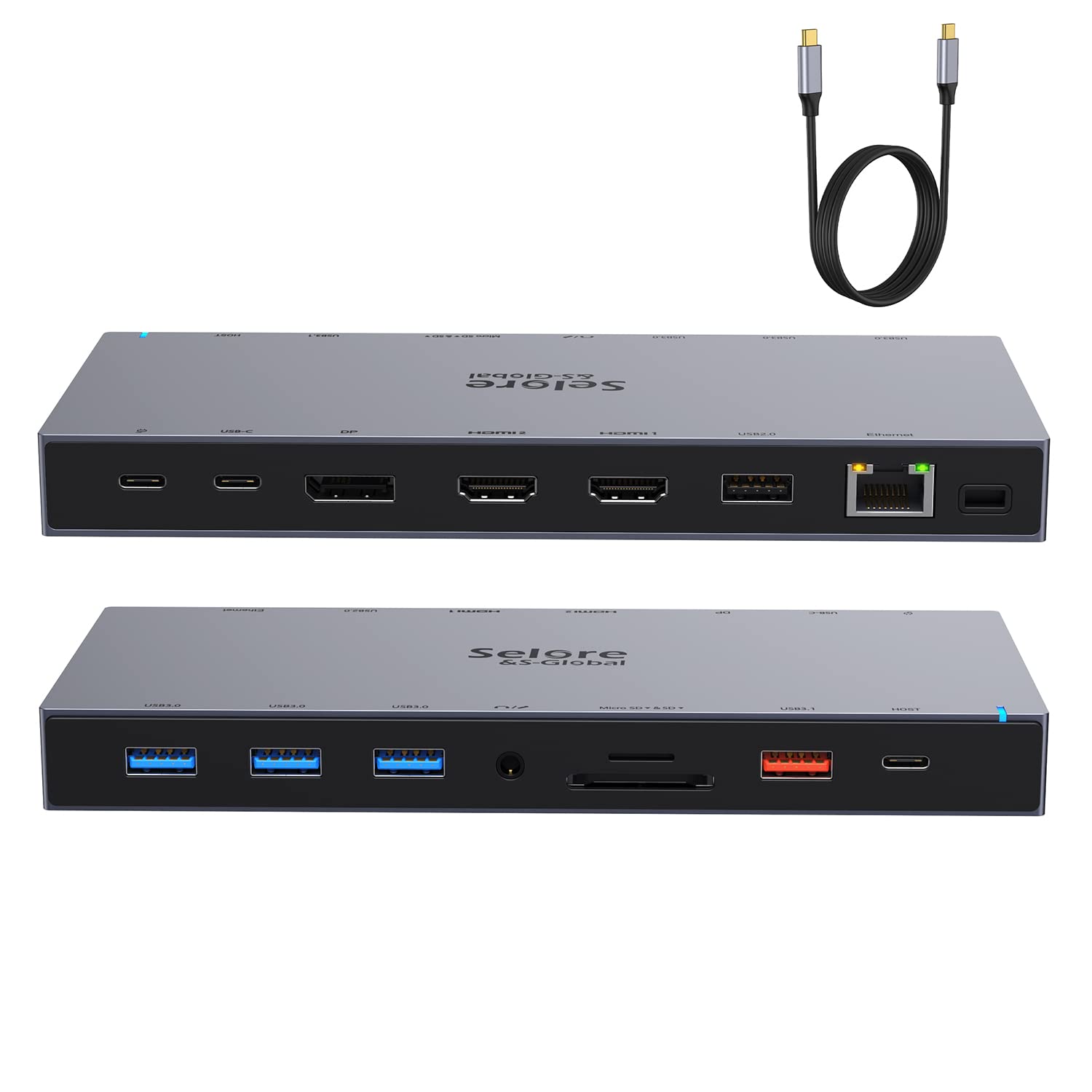Mua Docking Station Dual Monitor HDMI for HP Dell, Laptop Dock 3 ...