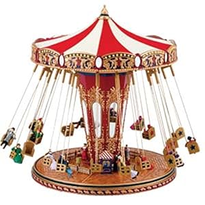 Amazon.com: Mr. Christmas World's Fair Animated Musical Carnival Swing ...