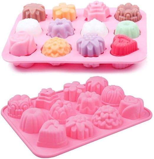 2 Stück Silikon-Blumen-Backform für Kuchen, Brot: Amazon.de: Küche ...