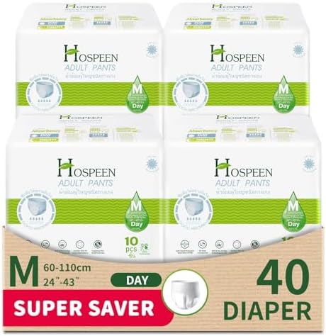 Nateen Hospeen Adult Diapers Pants,Period Pants for Sanitary Protection ...