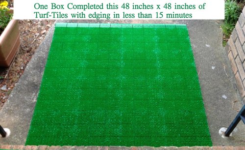 Buy World Class Entrance Carpet Open Astro Turf- 16 Sq Ft of Turf Tiles ...