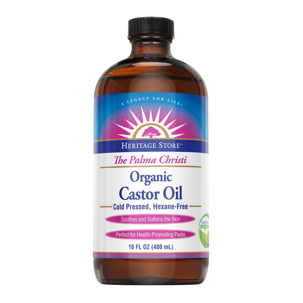 Buy Heritage Store Organic Castor Oil 16 Ounce Online at Low Prices in ...