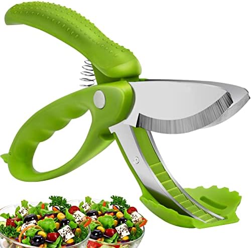 سعر Nish Tossing and Chopping Salad Scissor, Salad Chopper, Heavy Duty ...