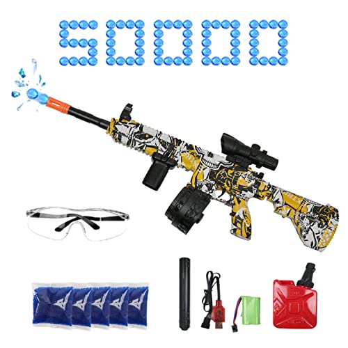 BFICKEXS Electric Splatter Gel Soft Bullet Ball Blaster Toy , Automatic ...