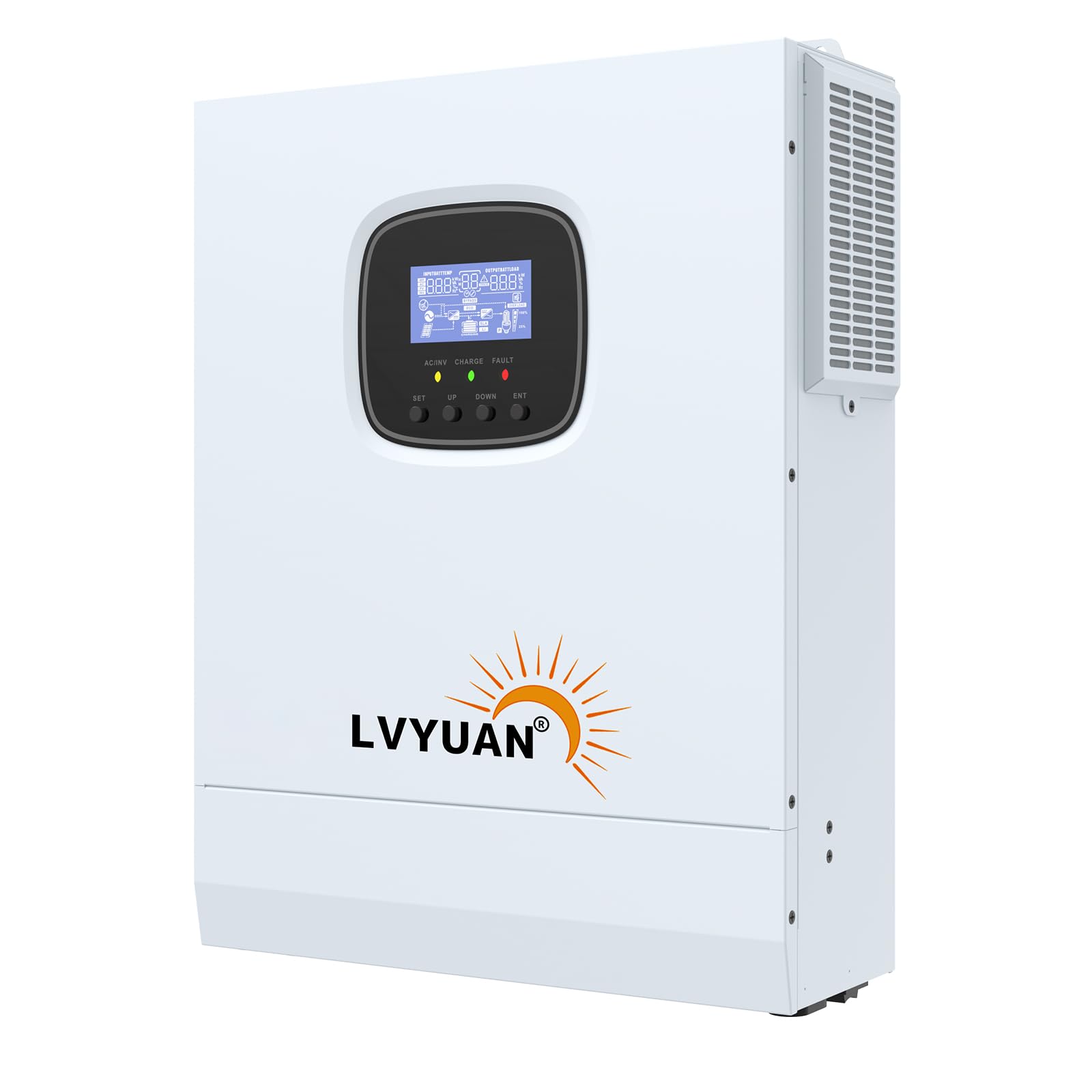 Mua LVYUAN All-in-one Solar Hybrid Charger Inverter Built in 3000W 24V Pure Sine Wave Power ...