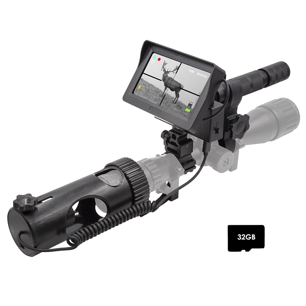 DIY 720p Digital Video Recording Hunting Night Vision Rifle Scope ...