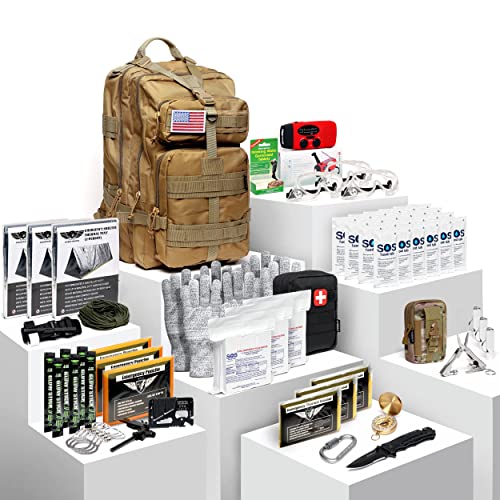 EVERLIT 72 Hours 3 Day Earthquake Emergency Kit Bugout Go Bag Emergency ...