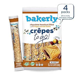 bakerly Crunchy Chocolate Filled Crepes to go! Non GMO, Free from ...