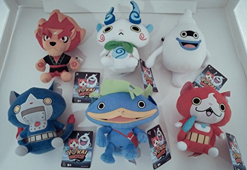 Yo-Kai Watch Plush 6 Figure Bundle - Set of 6 Yo-kai Yokai - Import It All