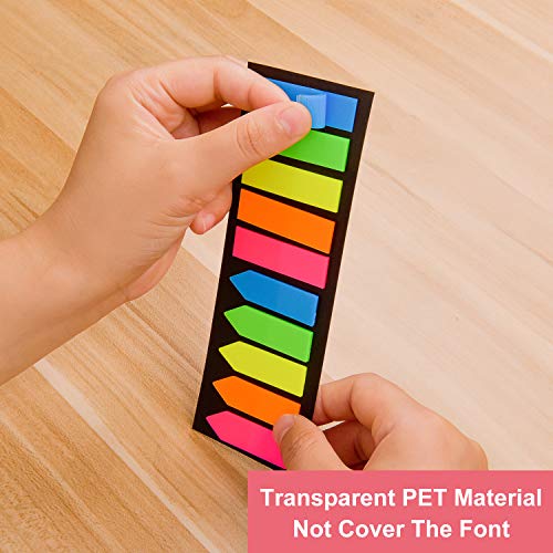 2000 Pieces Page Markers Tabs,Colored Sticky Tabs for Books, Notebooks ...