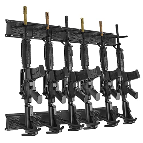 ROBUST Indoor Gun Racks for Wall Adjustable Gun Rack Wall Mount, Heavy ...