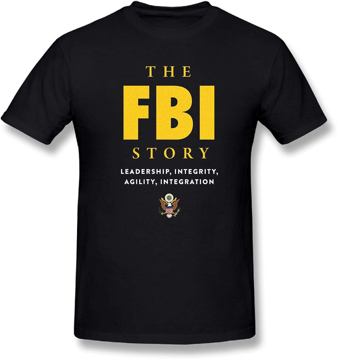 SLSMPP8 The FBI Story Funny t Shirt for Mens Contton Black: Amazon.ca ...