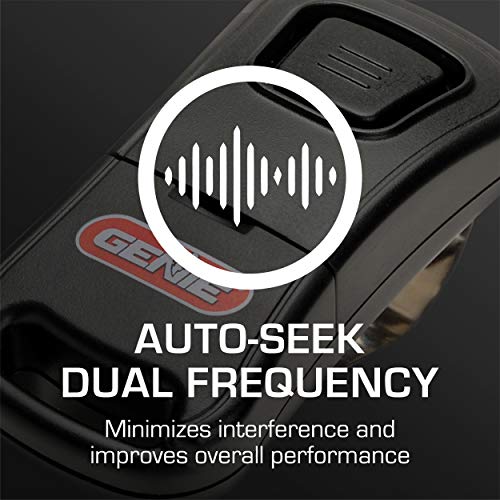 Genie Single Button Garage Door Opener Remotes (2 Pack) - Safe & Secure ...