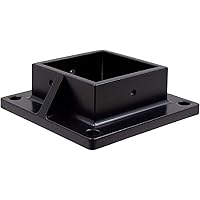 Floor Flange for 2 1/2" Square x 2 1/2" Square Aluminum Fence Posts ...
