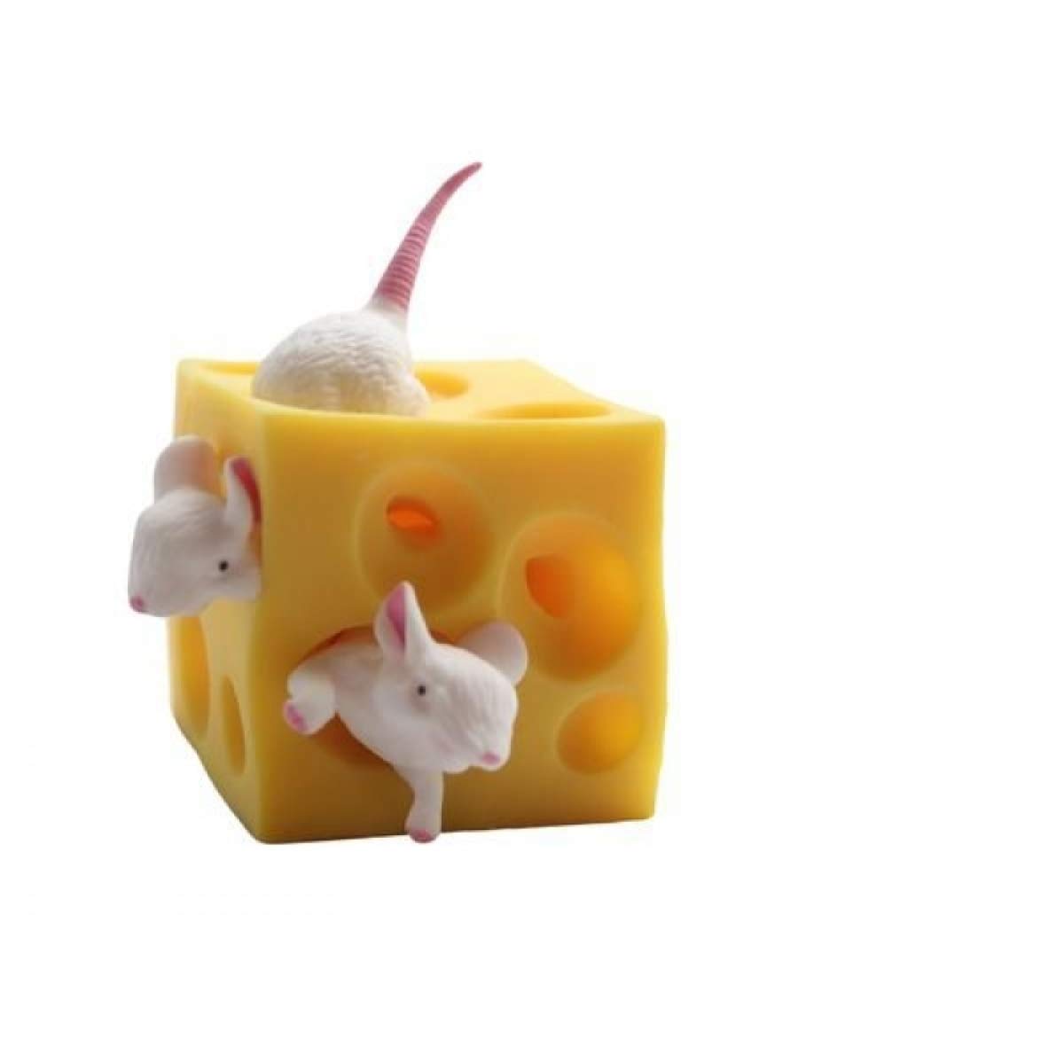 Stretchy Squeese Mouse And Cheese Stress Reliever: Amazon.co.uk ...