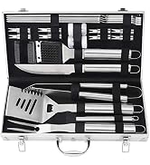 Amazon.com: POLIGO 7pcs Golf-Club Style BBQ Grill Accessories Kit with ...