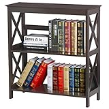 Xander Minimalist X-Frame Bookcase
