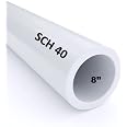 Amazon.com: 8" Schedule 40 PVC Pipe (Cut to Custom Lengths) (8" x 1 ...